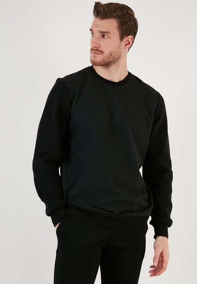Buratti Fleece trui - black/zwart - Zalando.be