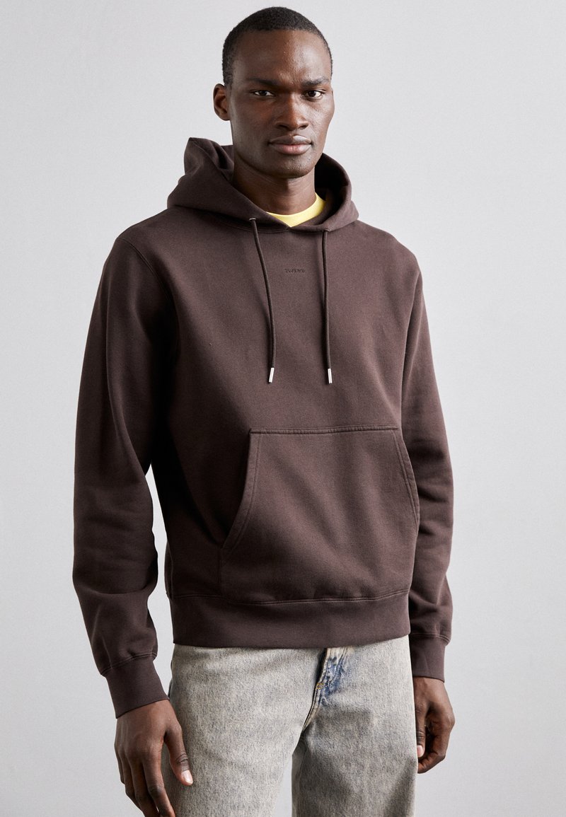 sandro SANDRO HOODIE - Sweatshirt - marron foncé/marron - ZALANDO