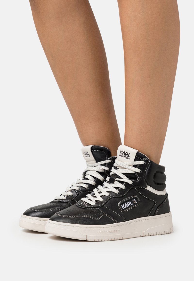 KARL LAGERFELD KREW KOLLAR MID - Sneaker high - black/schwarz - Zalando.ch
