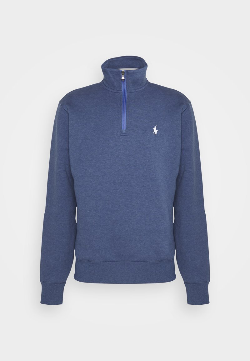 Polo Ralph Lauren LONG SLEEVE - Sudadera - derby blue heather/azul ...