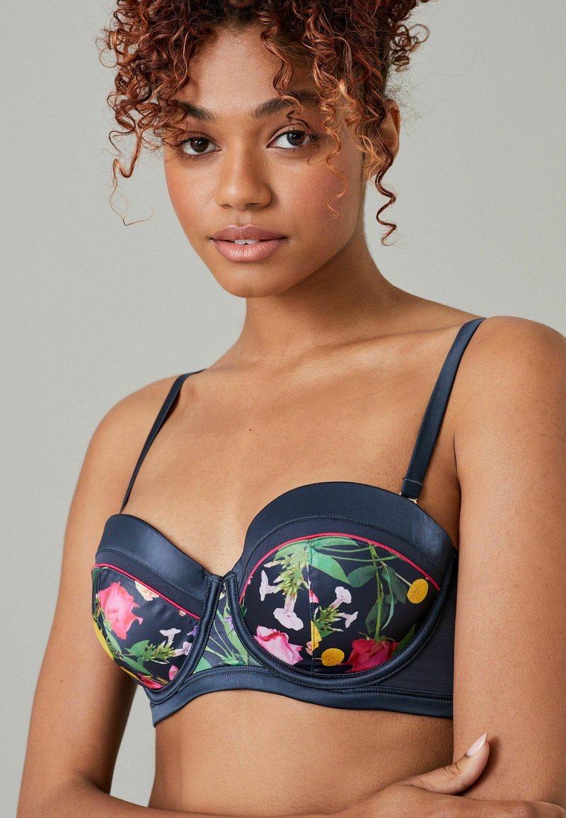 B by Ted Baker trägerloser/variabler BH - navy blue floral/blau - Zalando.de