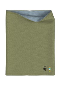 Smartwool THERMAL REVERSIBLE GAITER - Snood - winter moss pewter blue ...
