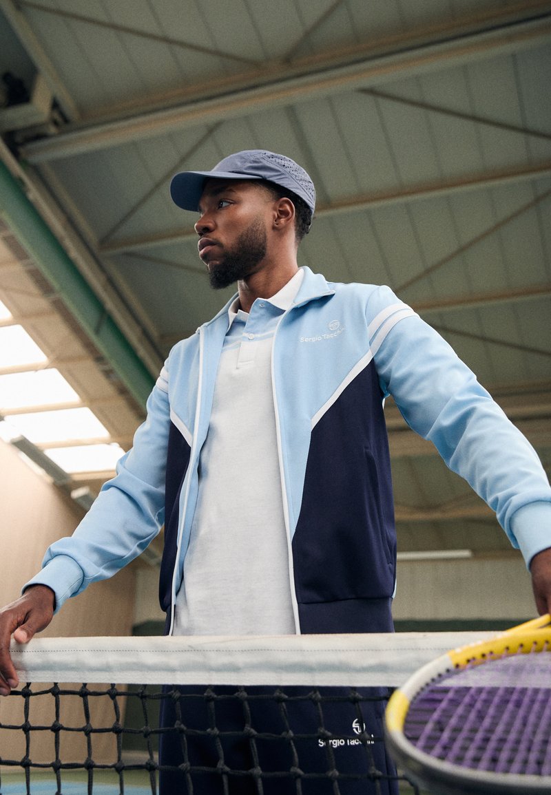 Sergio Tacchini ANGLE TRACKSUIT - Survêtement - navy/blue bell/bleu ...