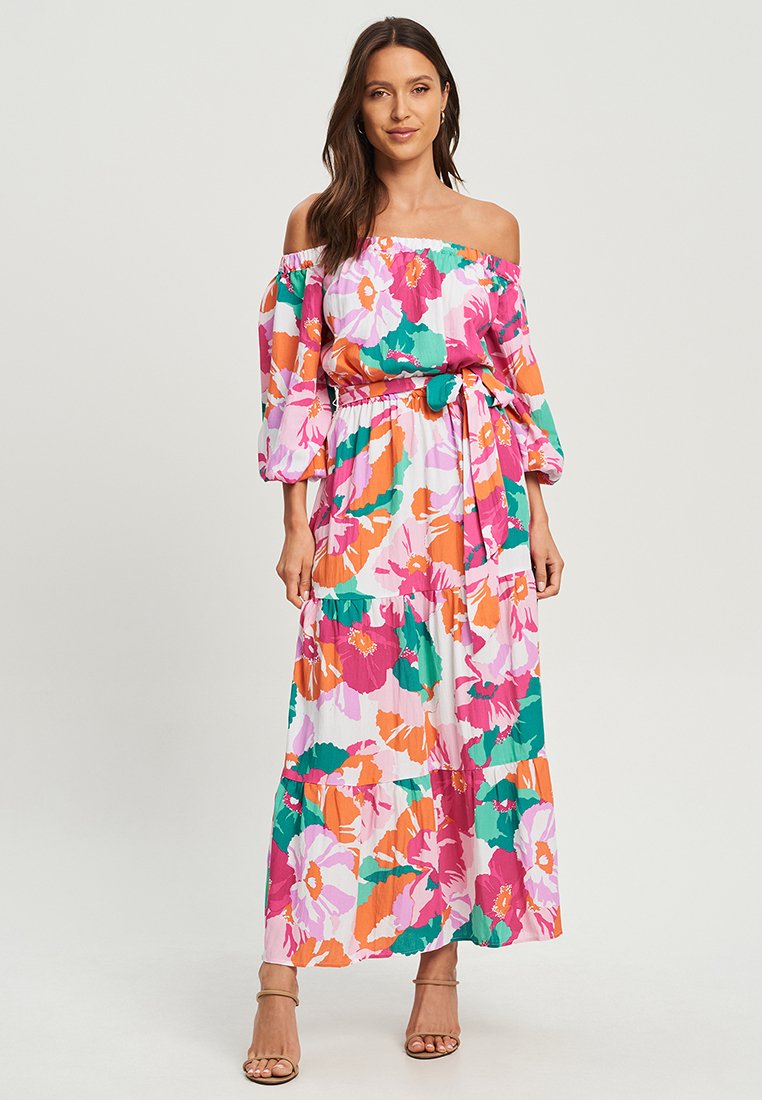 TUSSAH LIAH - Maxikleid - large flora/mehrfarbig - Zalando.de