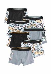 Next 7 PACK - Pants - pastel grafitti print/blue - Zalando