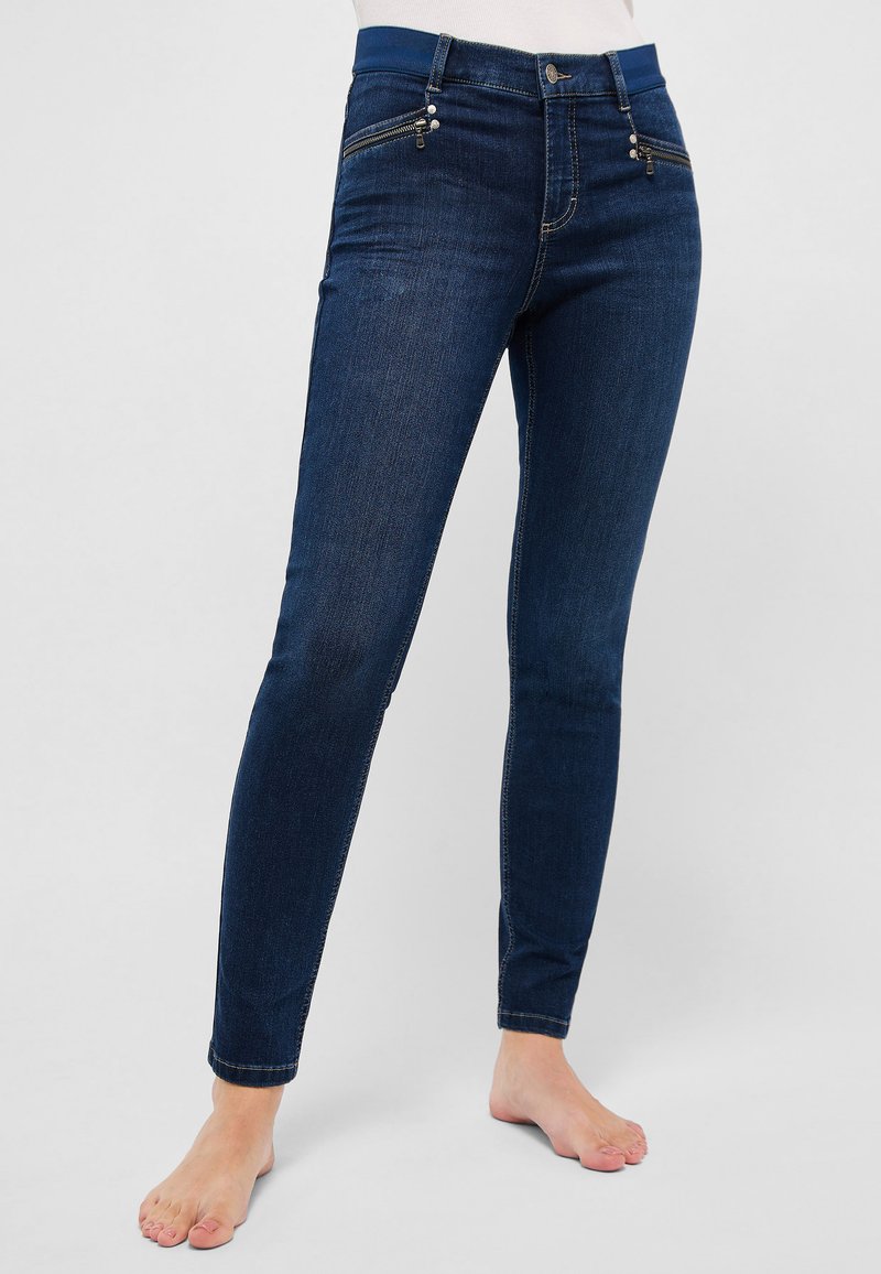 Angels ONE SIZE MIT ZIP DETAIL - Jeans Skinny Fit - blue used/blau ...