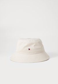 Tommy Hilfiger SMALL FLAG BUCKET HAT UNISEX - Hut - newsprint/beige ...
