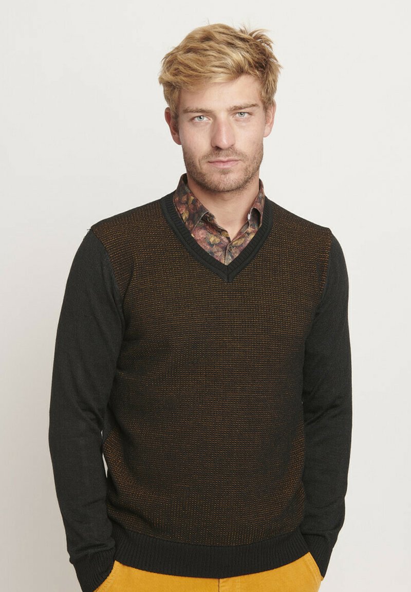 La Squadra CICALA-V - Pullover - noir - ZALANDO.FR