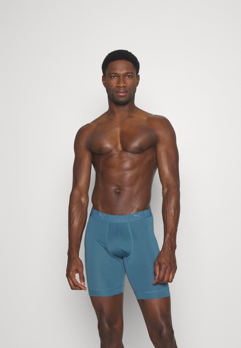Puma SPORT LONG BOXER 2 PACK - Boxeri - blue lagoon/albastru - Zalando.ro