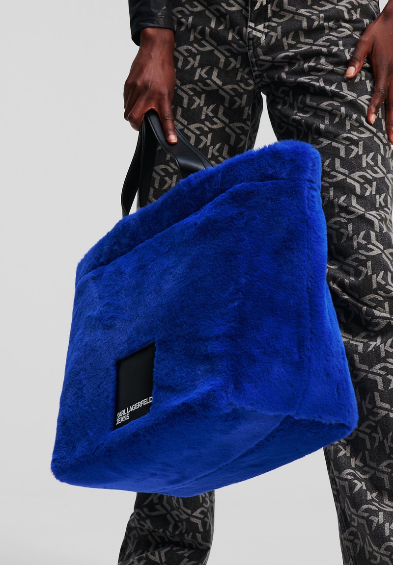 Karl Lagerfeld Jeans BOX LOGO - Kandekott - j163 visual dark blue ...