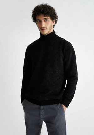 Scalpers ICON DOMIC - Strickpullover - navy/dunkelblau - Zalando.at