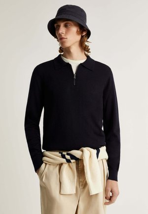 Scalpers ICON DOMIC - Strickpullover - navy/dunkelblau - Zalando.at