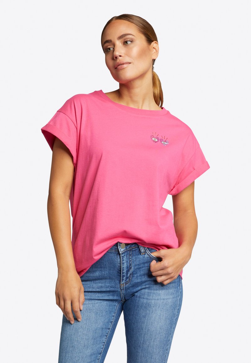 Rich & Royal STRASS - T-Shirt print - raspberry pink/pink - Zalando.de