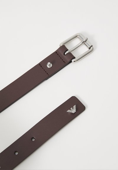 Emporio Armani TONGUE BELT - Cinturón - bracken/marrón - Zalando.es
