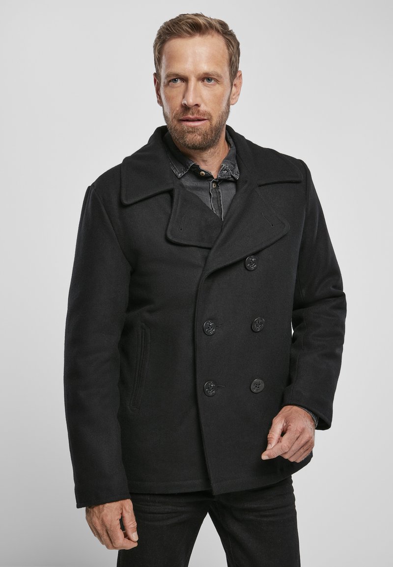 Brandit PEA COAT - Light jacket - black/anthracite - Zalando.ie