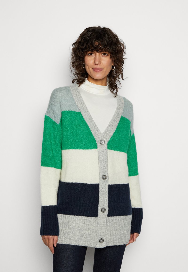 Opus DAMIN - Strickjacke - hazy fog/grau - Zalando.de