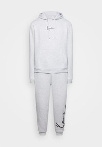 Karl Kani ESSENTIAL SWEATSUIT SET UNISEX - Tracksuit - ash grey/grey ...