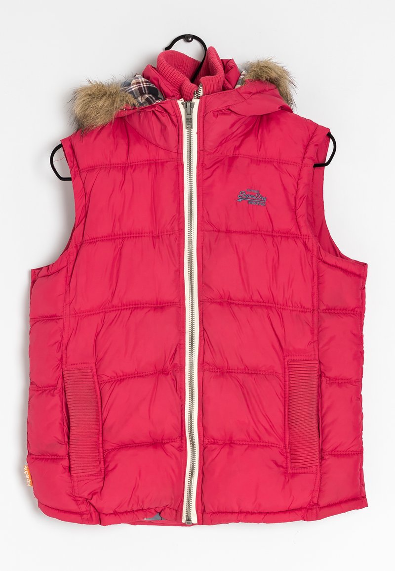 Superdry Chaleco - red/rojo - (Segunda mano) - Zalando.es