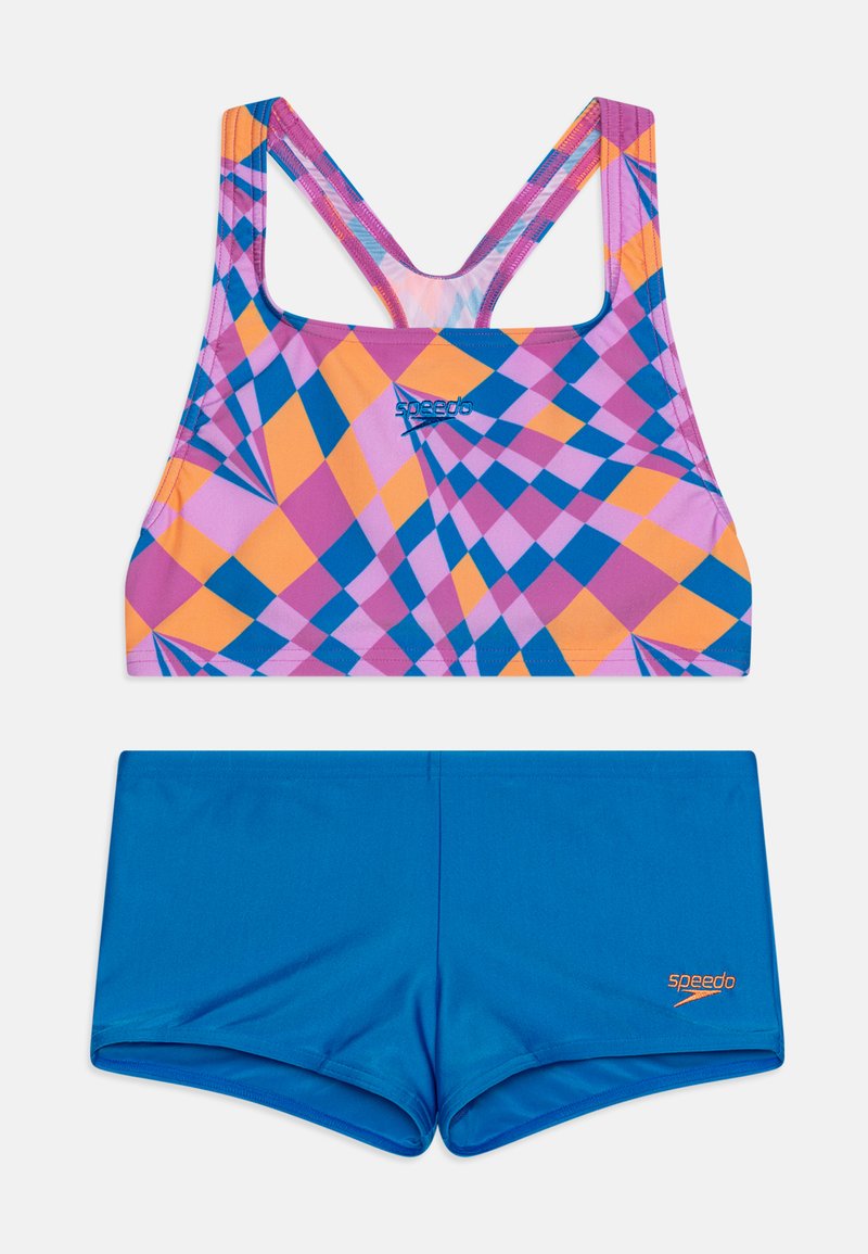 Speedo GIRLS ALLOVER BOYLEG - Bikini - kiki pink/pink - Zalando