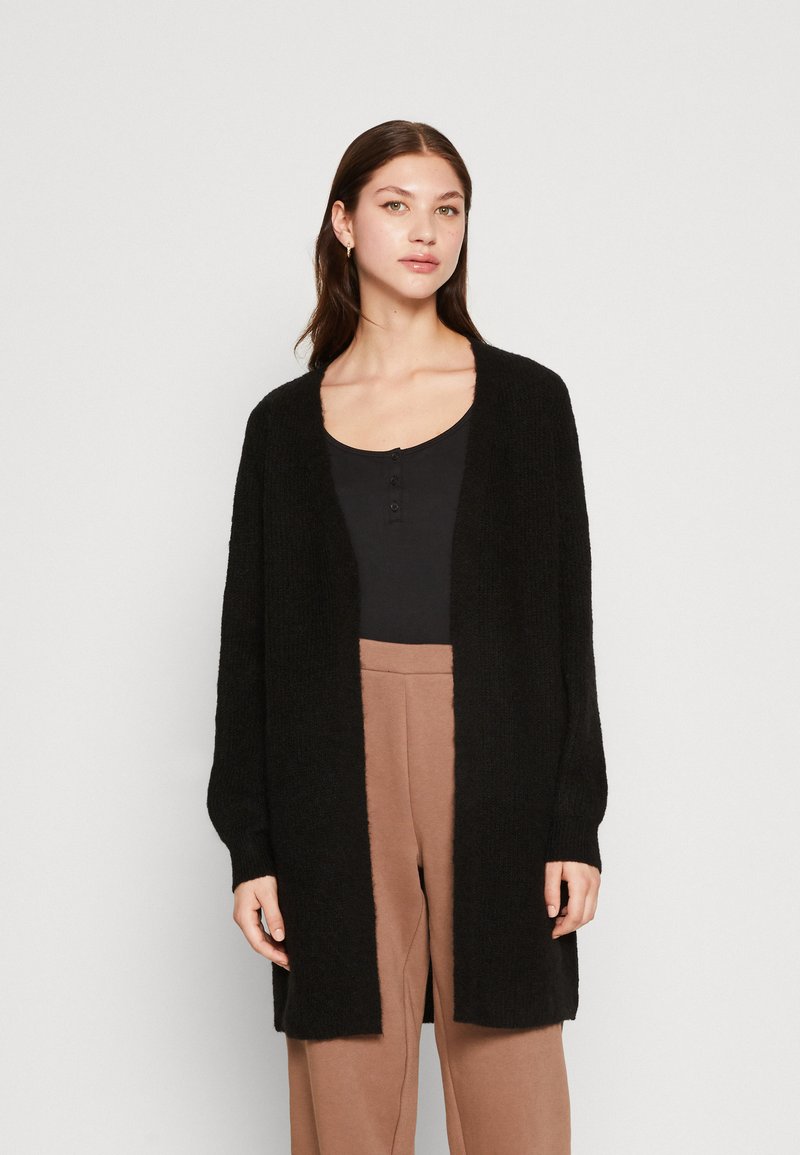 Vero Moda VMMILI OPEN CARDIGAN - Cardigan - black/negru - Zalando.ro