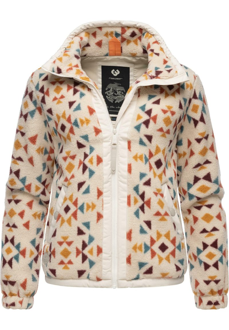 Ragwear NORDICKA AZTEC - Fleece jacket - beige - Zalando.ie