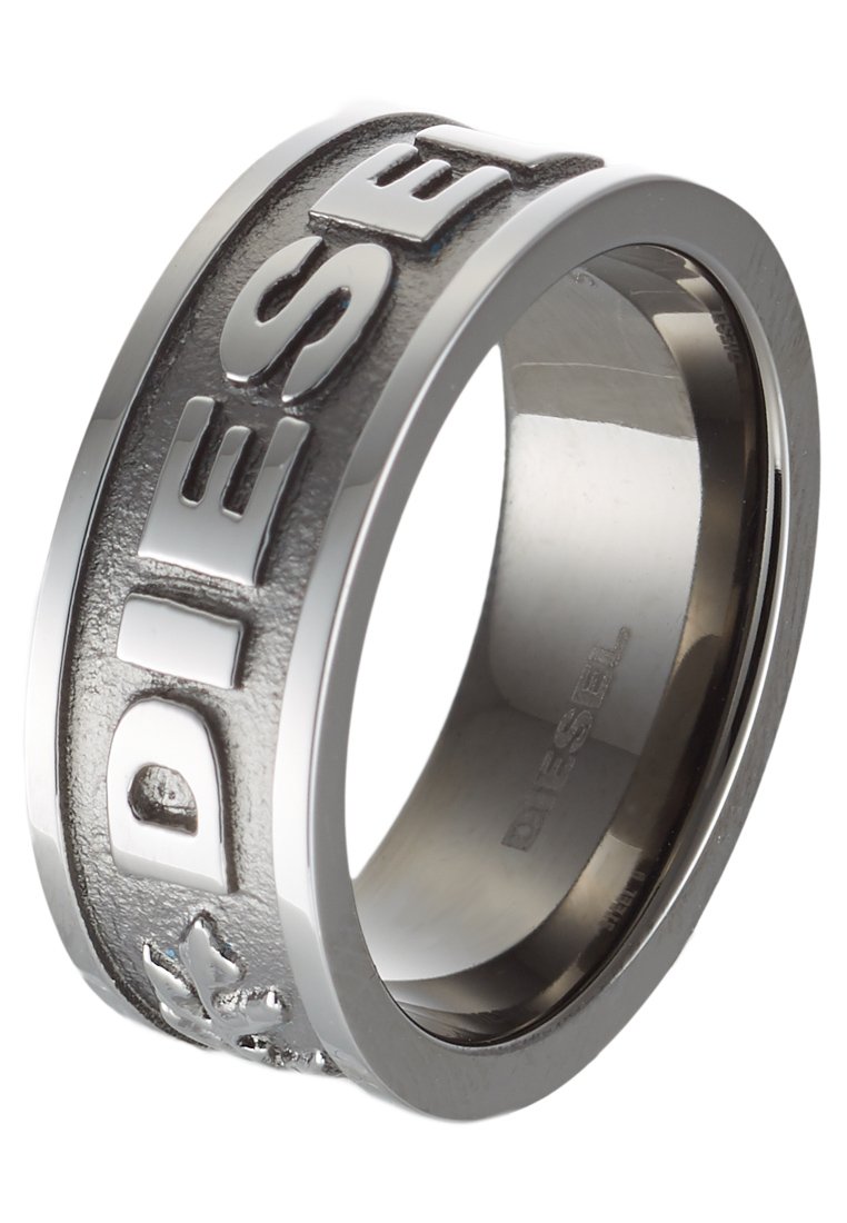 Diesel STEEL Ring grau silberfarben grau Zalando