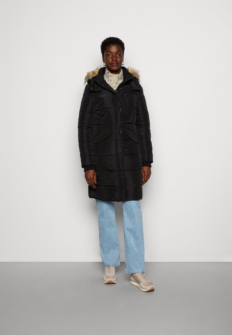 TOM TAILOR SIGNATURE PUFFER COAT - Wintermantel - deep black/schwarz - Zalando