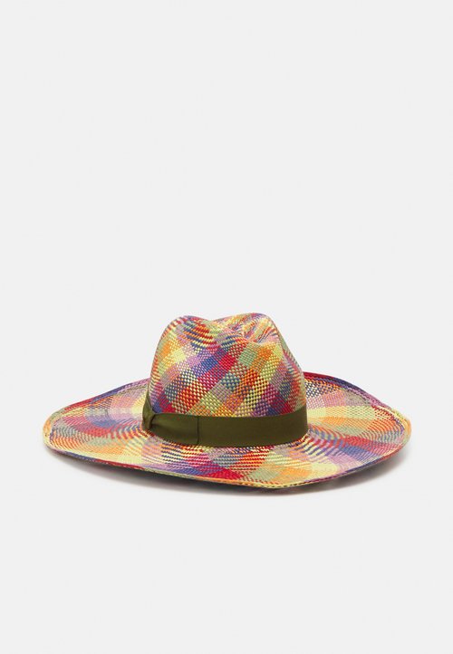 Sensi Studio OPEN WEAVE AGUACATE EXTRA LONG BRIM HAT - Hut - fuxia/red ...
