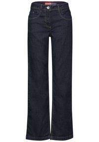 Cecil WIDE LEG - Flared Jeans - blau/mottled dark blue - Zalando