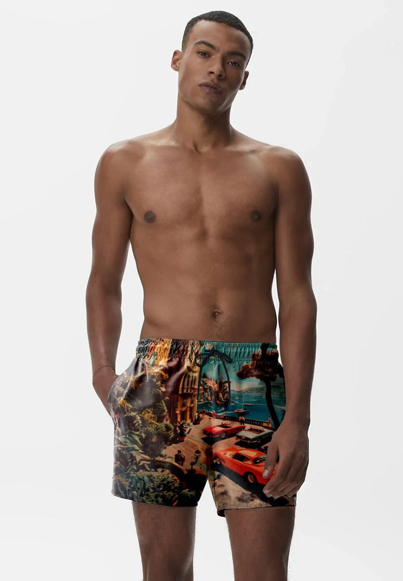 Mr. GUGU & Miss GO OLD SCHOOL - Zwemshorts - brown/bruin - Zalando.nl