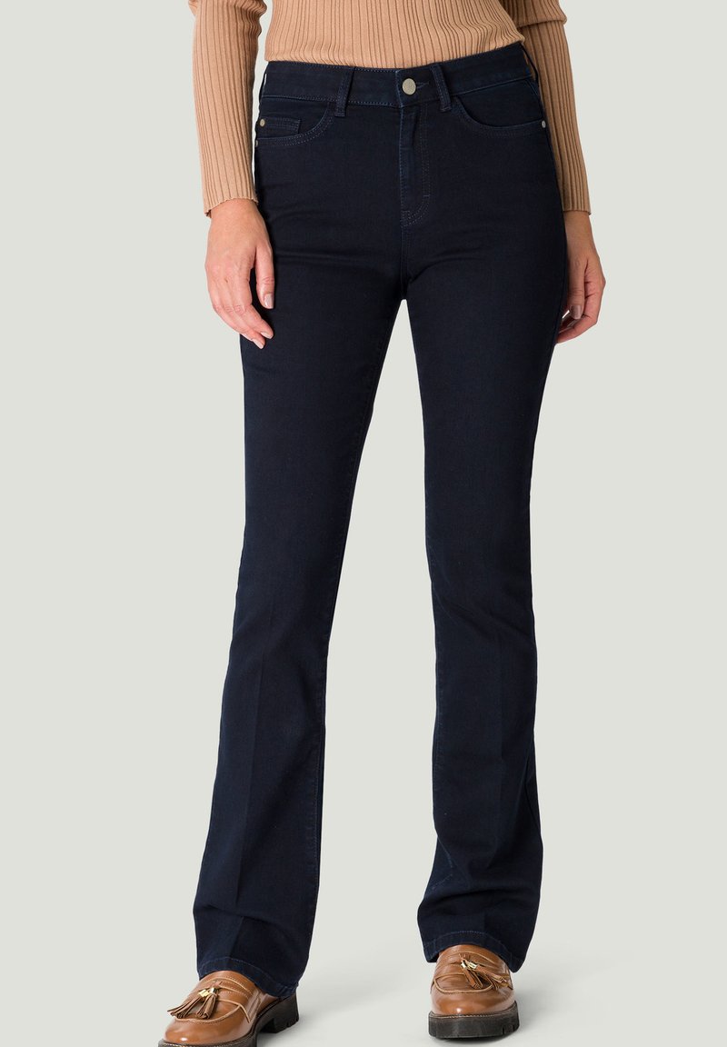 zero Flared Jeans - deep blue denim/blauw - Zalando.be