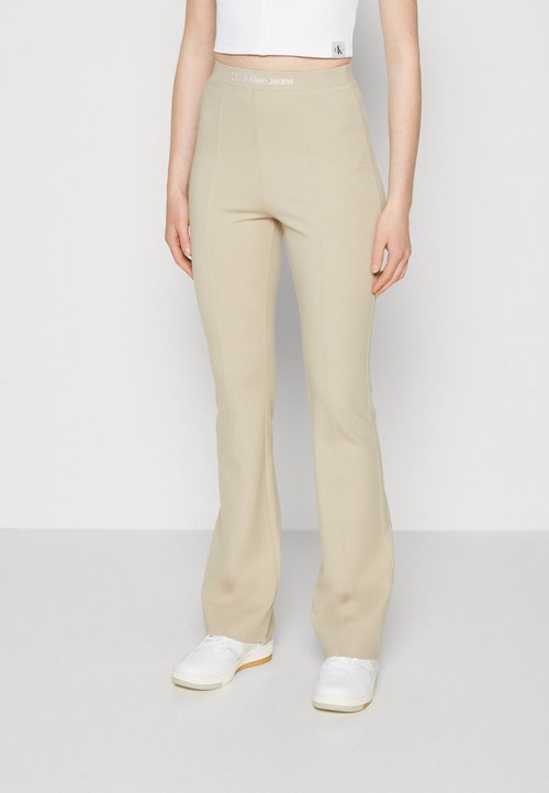 Koton MIDI - A-linjainen hame - beige - Zalando.fi