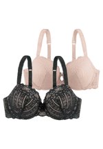 DORINA Sutien balconette - black/beige/negru - Zalando.ro