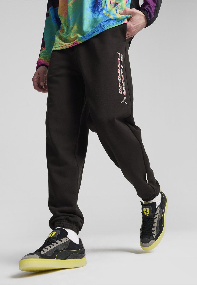 Puma SCUDERIA FERRARI RACE STATEMENT - Pantalon de survêtement - black ...