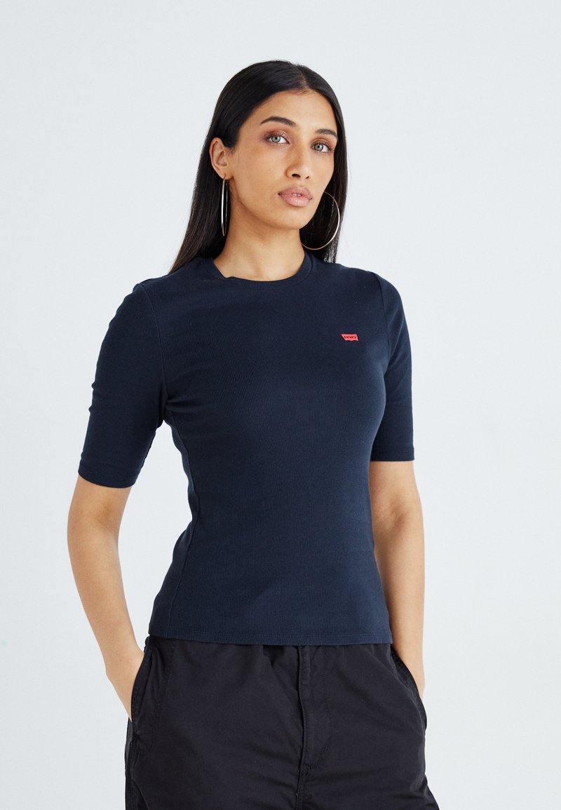 Levi's® LUCA SLIM TEE - T-shirt basic - caviar/zwart - Zalando.nl