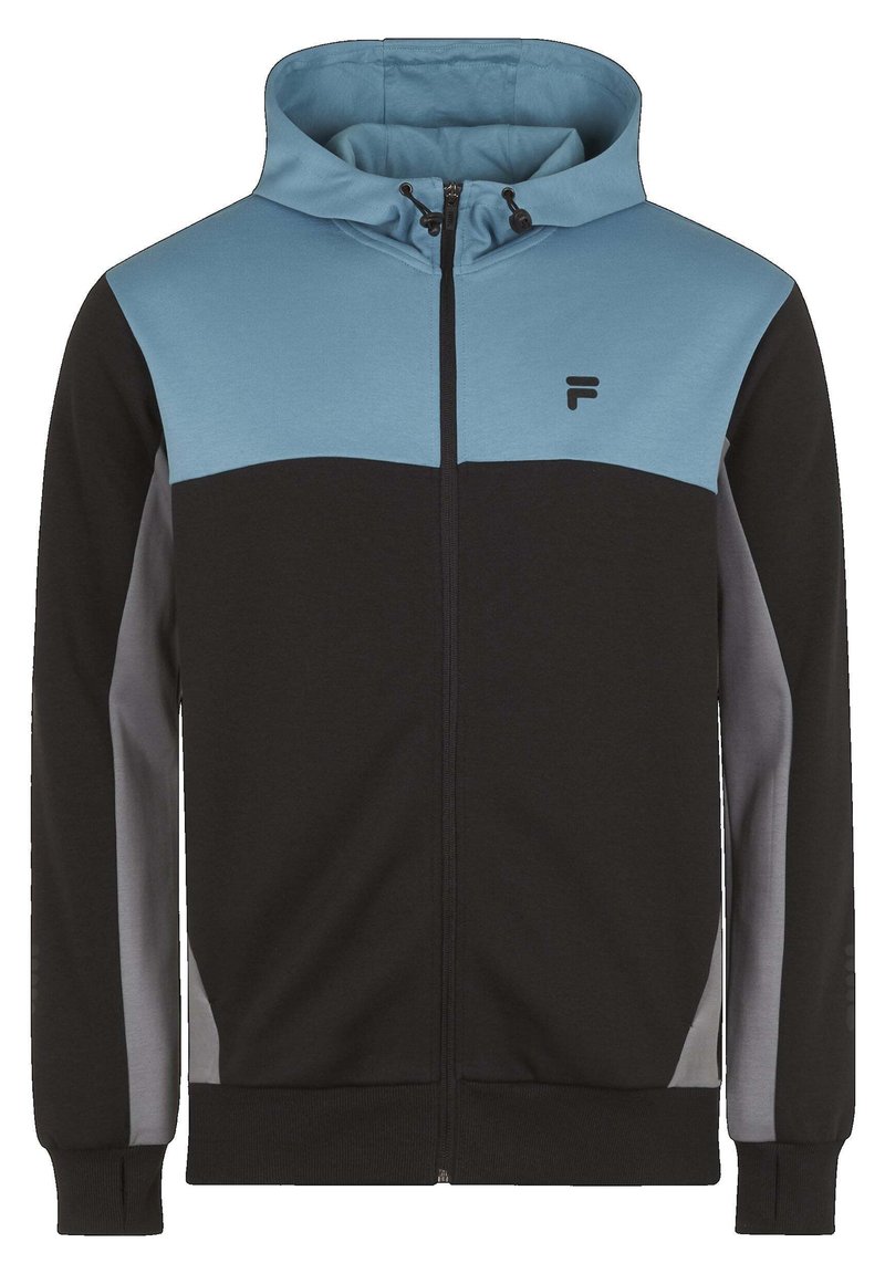 Fila RABAUL HOODED SLIM FIT TRACK JACKET - Training jacket - adriatic blue/moonless night/night ...