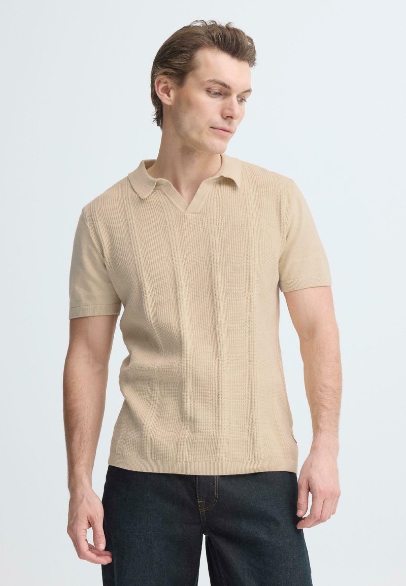 Blend BARON - Polo - oyster gray/beige - ZALANDO.CH