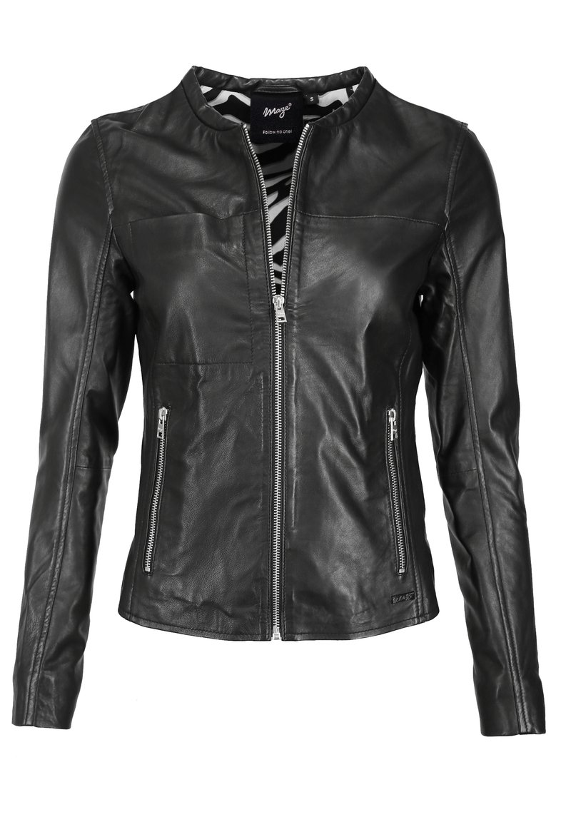 Maze Leather jacket - black - Zalando.de