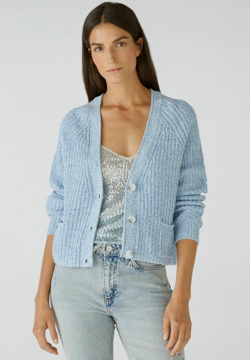 Oui Vest - light blue white/lichtblauw - Zalando.be