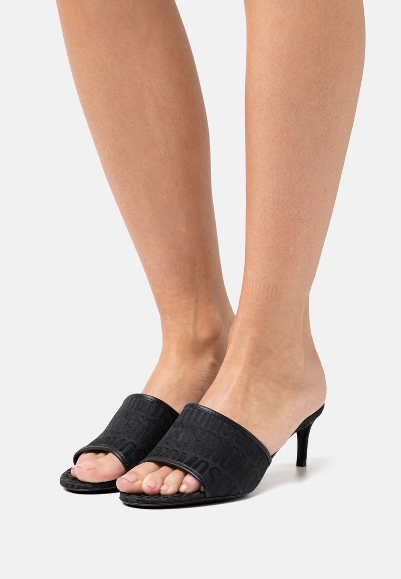 MOSCHINO Heeled mules - fantasy color/black - Zalando.co.uk
