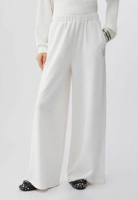 LIU JO - Spodnie materiałowe/mleczny - Zalando.pl