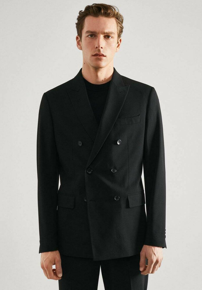 Mango BOSTON - Americana - black/negro - Zalando.es