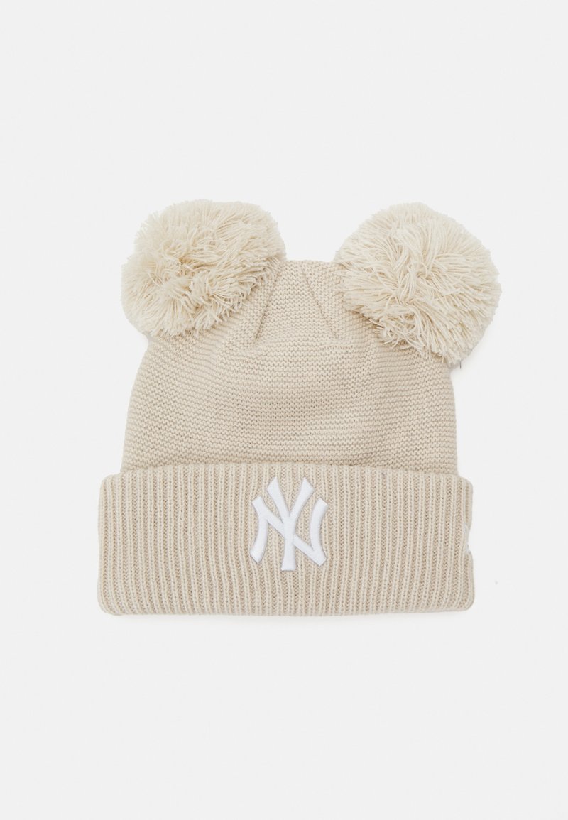 New Era FEMALE DOUBLE POM BEANIE - Beanie - light beige/beige - Zalando.ie