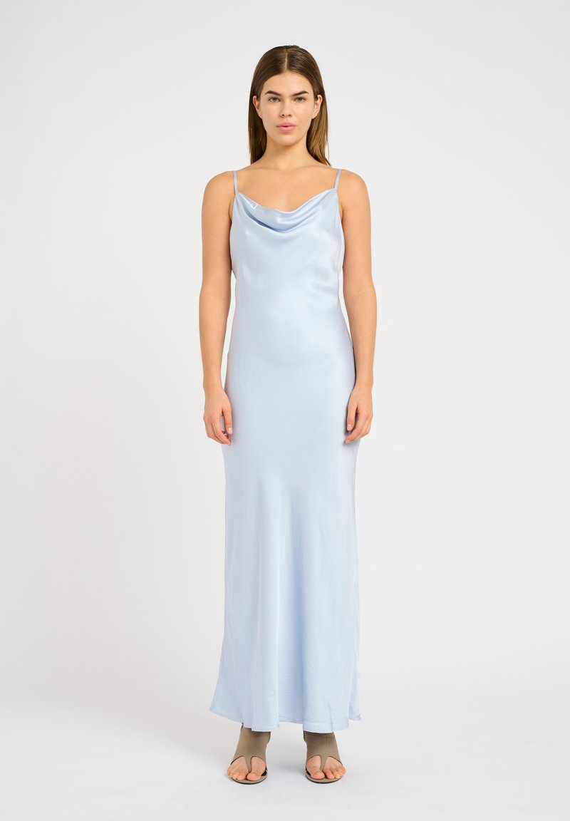 Gestuz SACHINA - Robe longue - heather/bleu clair - ZALANDO.FR