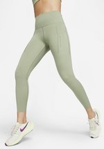 Nike Sportswear FIRM-SUPPORT HIGH-WAISTED 7/8 LEGGINGS - Leggings ...