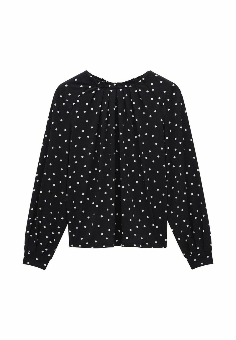 STOCKH LM FELICIA POLKA DOT - Bluse - navy dot print/blå - Zalando.dk