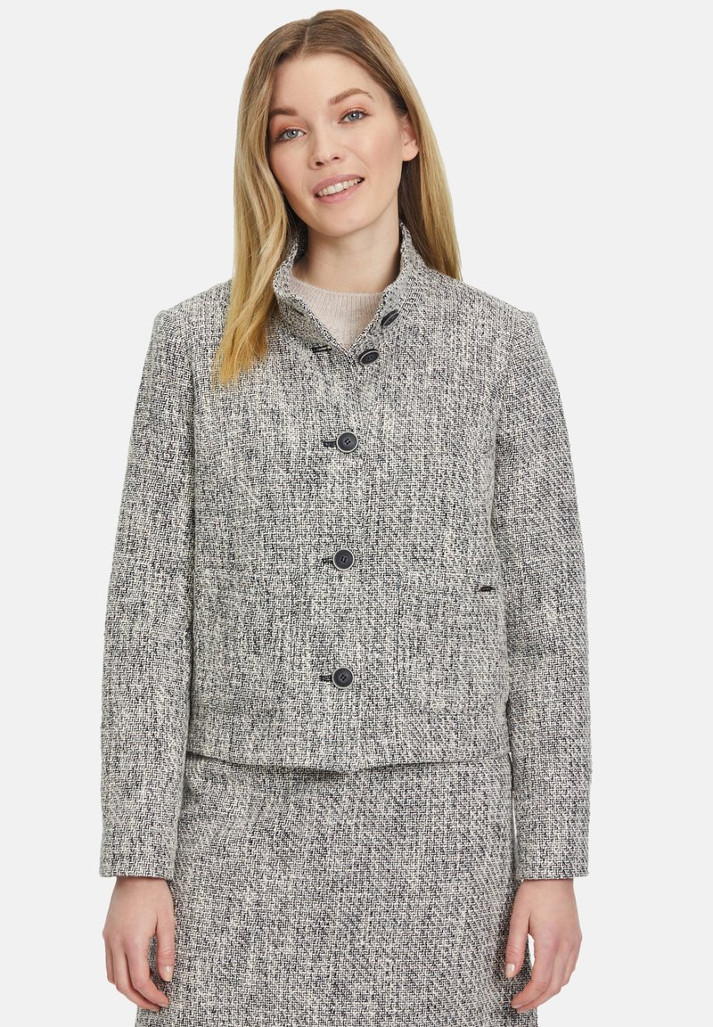 Betty & Co MIT KNÖPFEN - Blazer - schwarz grün/black - Zalando