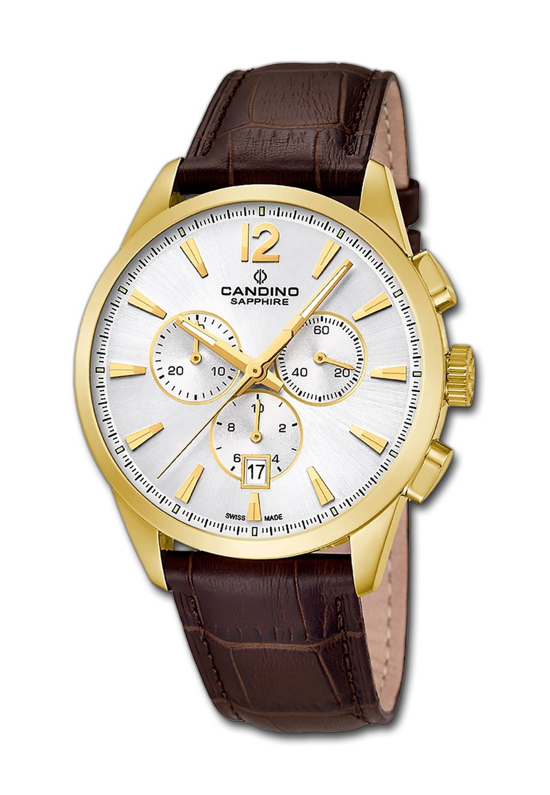 Candino Chronograph watch - goldfarben/brown - Zalando.de