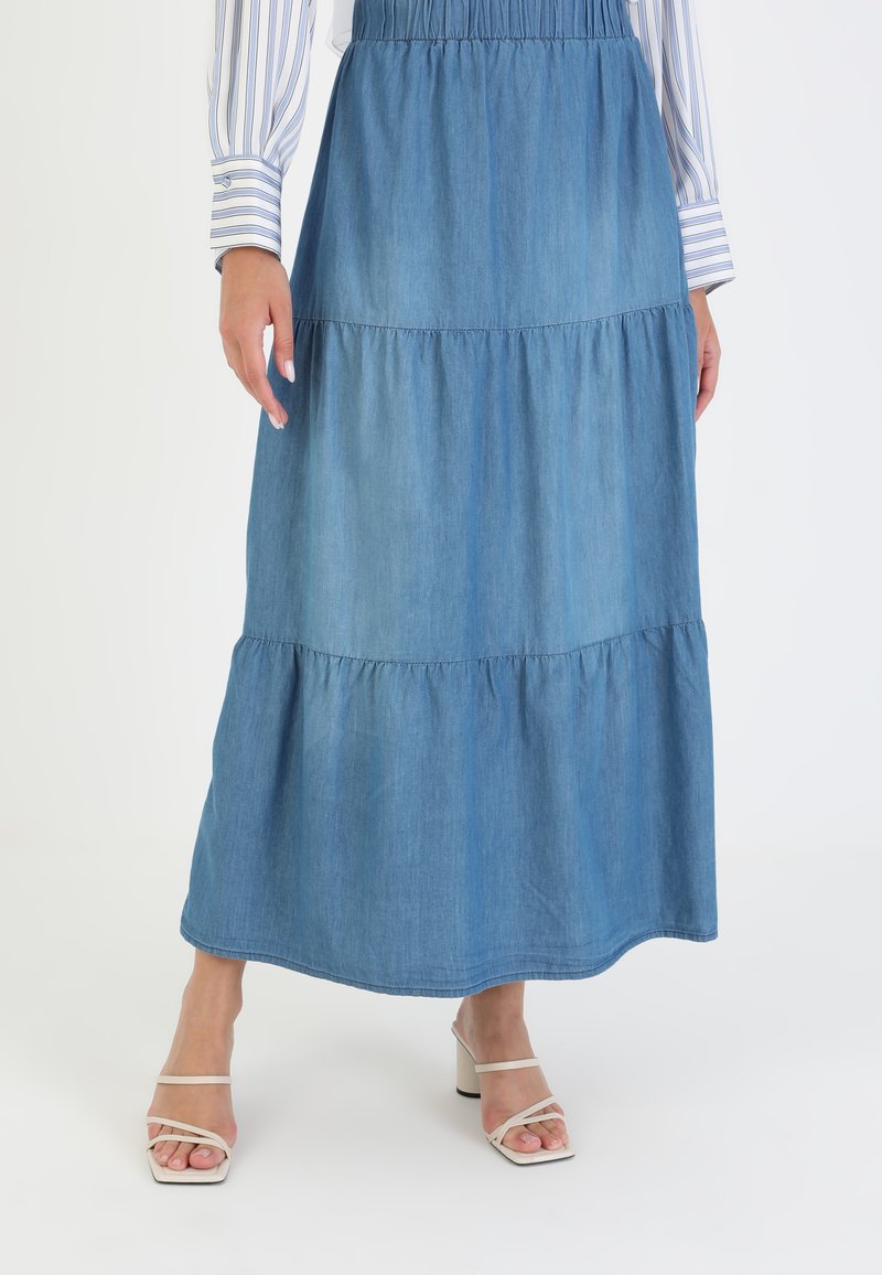 Modanisa Maxi skirt - blue - Zalando.ie