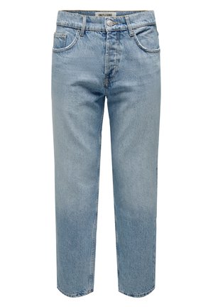 Only & Sons ONSEDGE BOX - Jeans Straight Leg - light blue denim/light ...